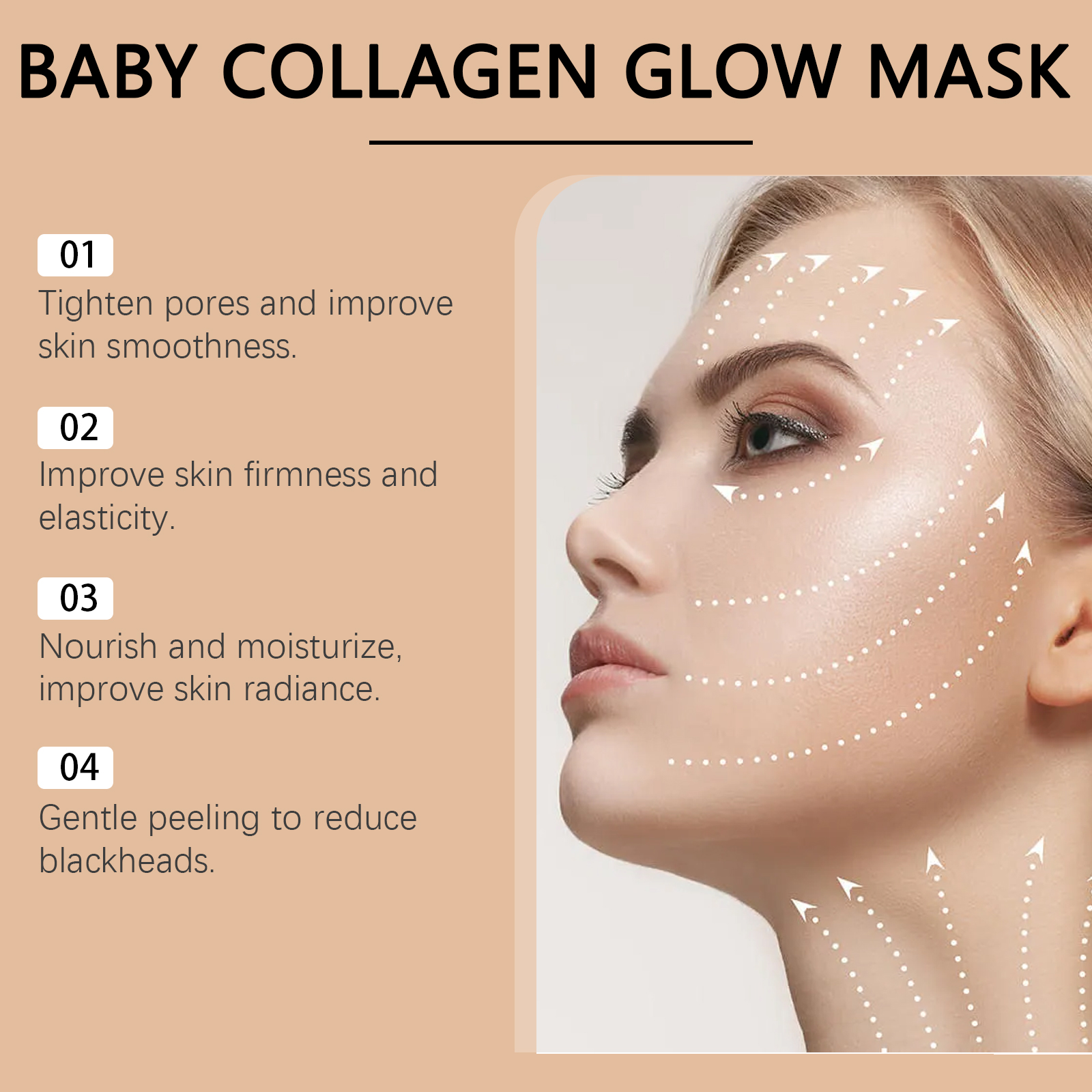 Collagen peeling and tearing facial mask - Guangzhou Skin Care ...