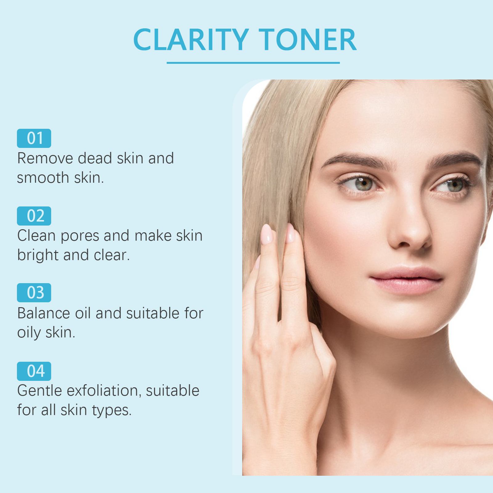 Exfoliating oil controlling toner - Guangzhou Skin Care manufacturer in ...